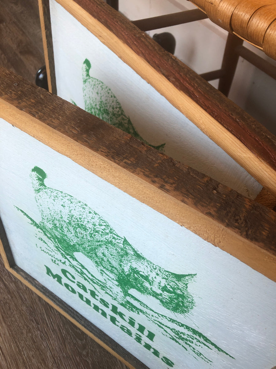 Bobcat Vintage Barn Wood Sign – Catskill Outpost